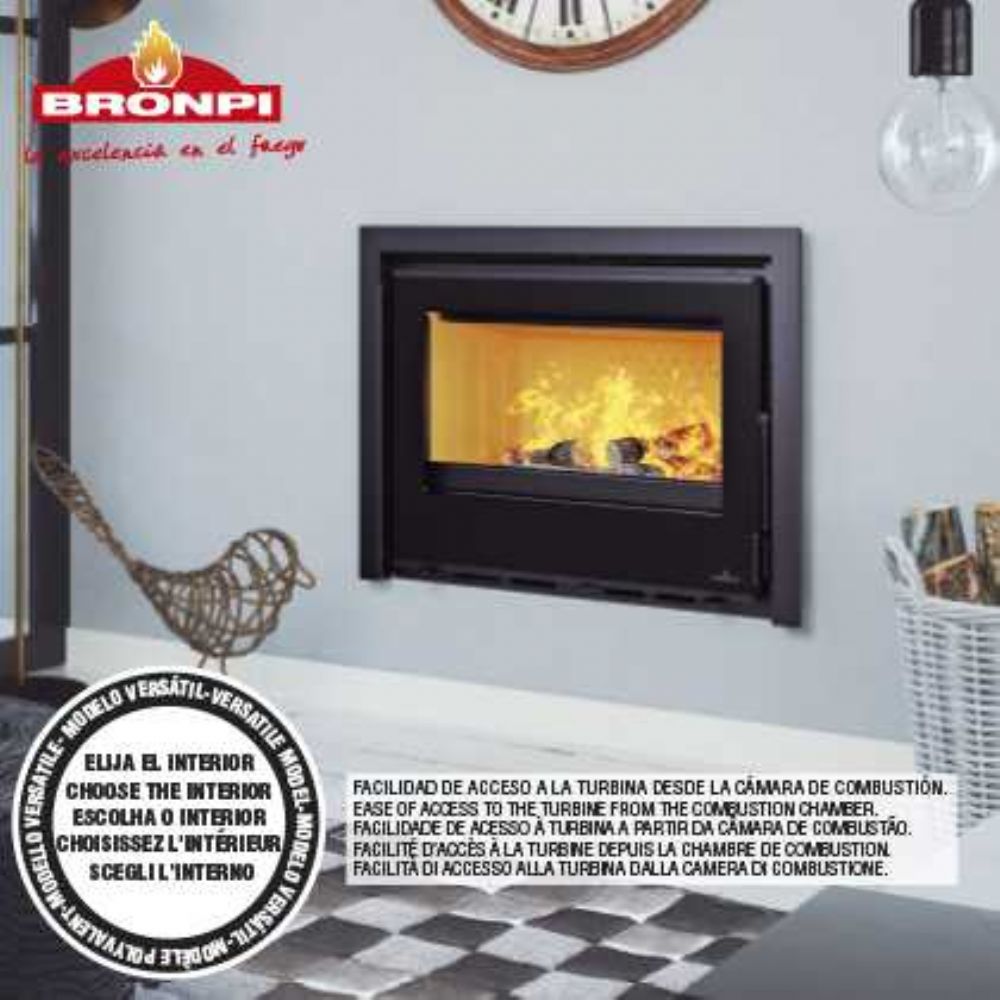 BRONPI CAIRO 70 - ODUN ŞÖMİNE - korhiz.com